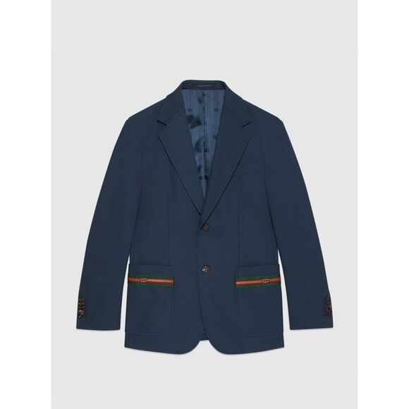 Gucci | Jackets & Coats | Gucci Jacket Men Blue | Poshmark